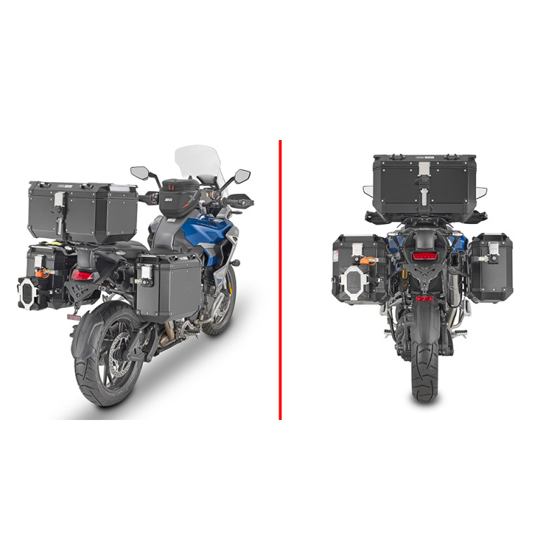 Givi Plo6423cam Specific Pl One Fit Case Rack For Monokey Cam Side Side