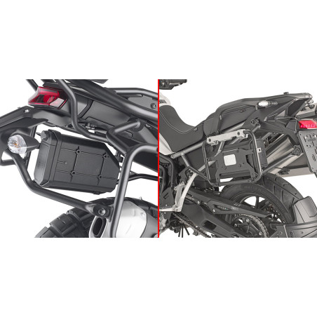 Givi TL6415KIT Fitting Kit With S250 Tool Box For PLO1201MK and PLO1201CAM Luggage Rack Honda XL ...
